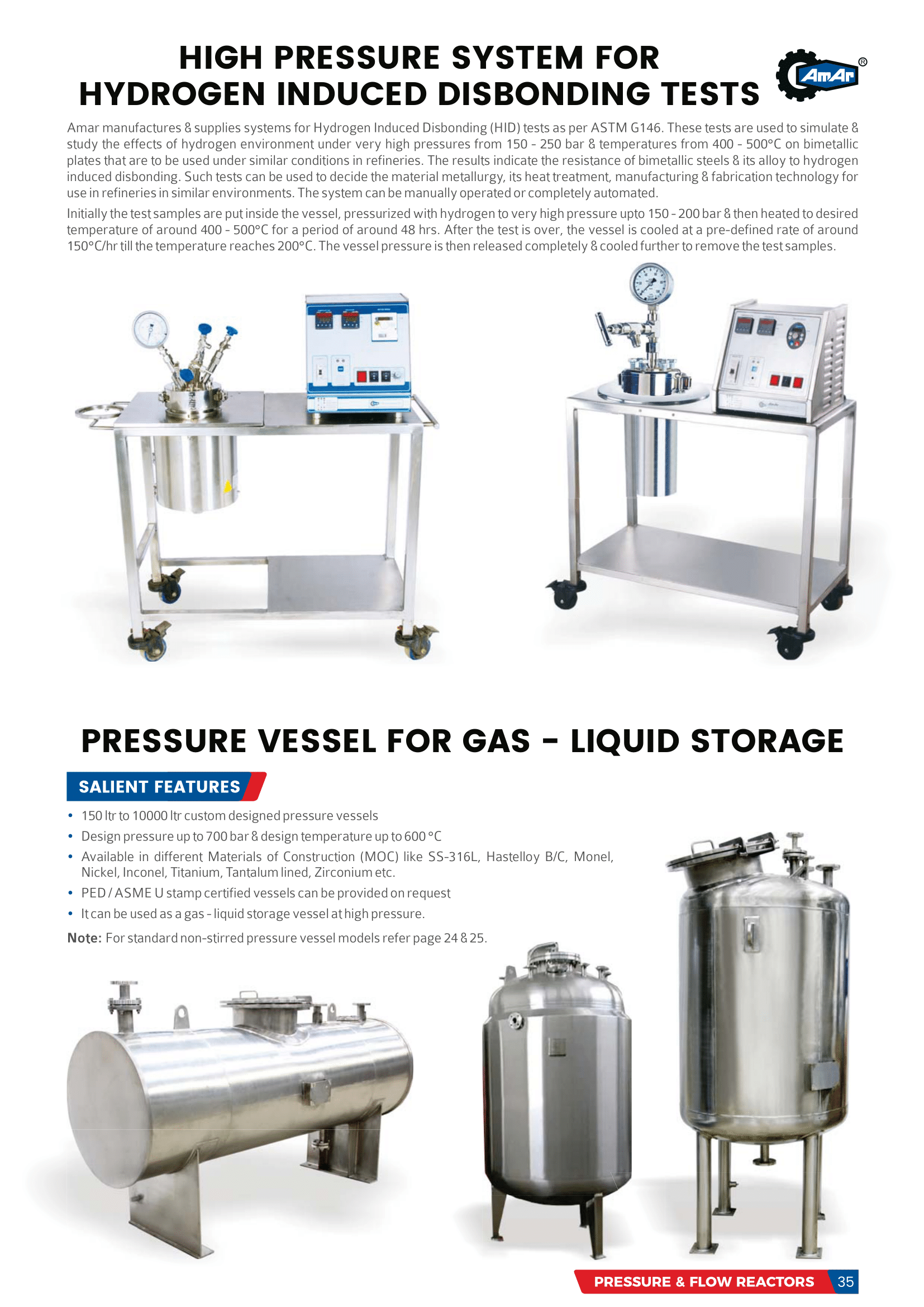 Non-Stirred Pressure Vessels | MagnaSafe