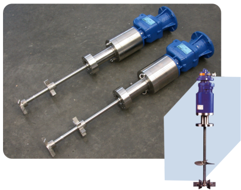 Top Entry Tank Mixers | Top Entry Agitators | MagnaSafe